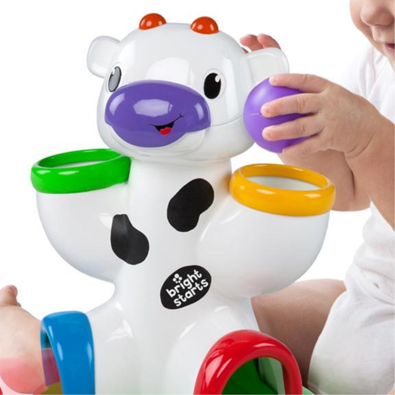 Bright Starts – 52175 – Vacuta Drop & Giggle Cow™ - Smart Baby