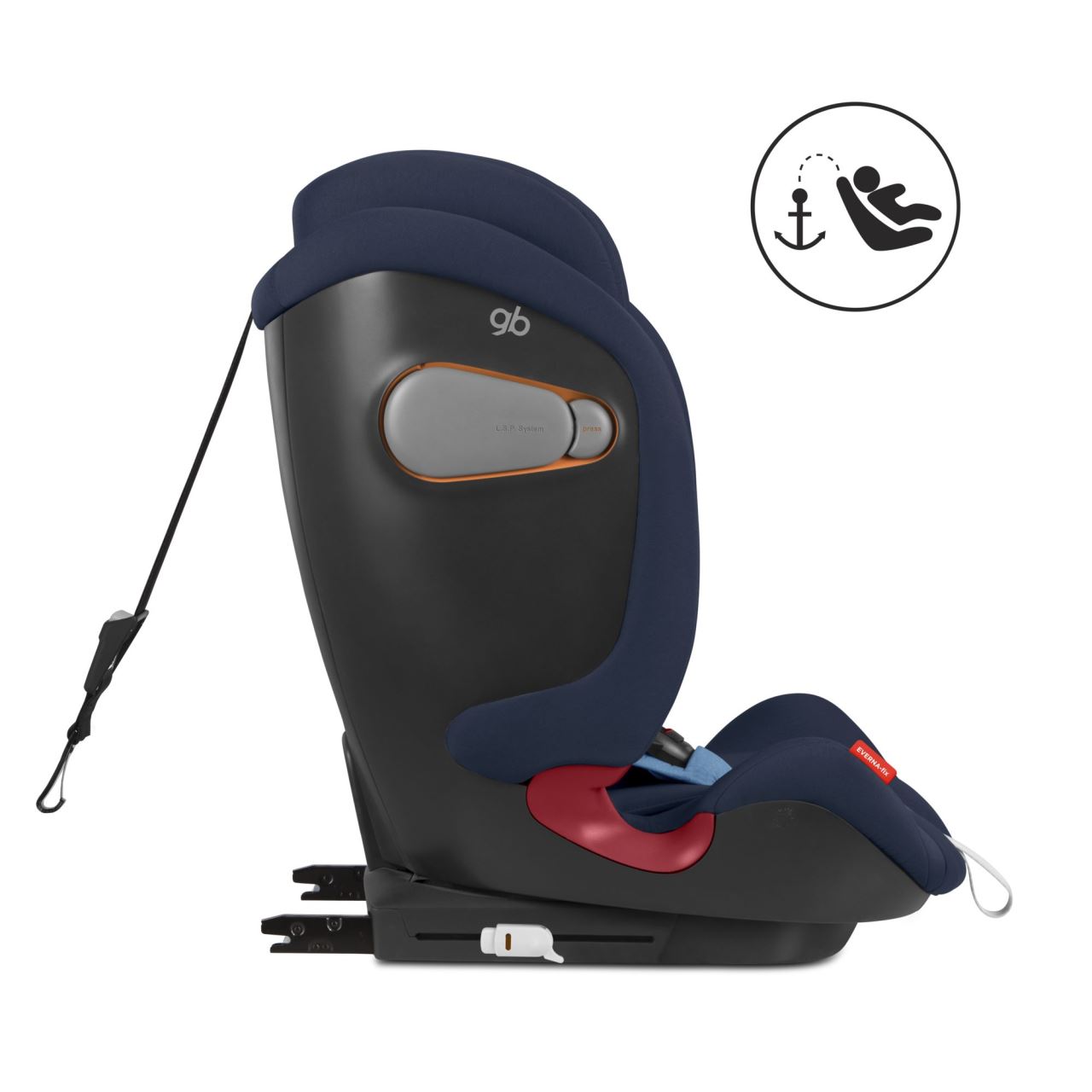 Scaun auto gb Everna-fix London Grey - Smart Baby